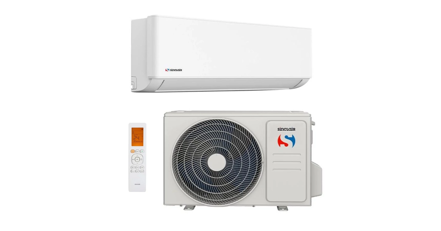 Sinclair Sky oldalfali inverteres split klíma 3,5 kW (SIM + SOM-12BS WF + LH)